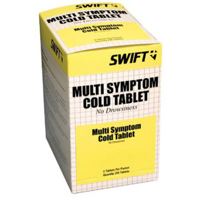 Cold Relief, Flu Relief, Sinus Relief - - Swift First Aid 2108250 Multi ...